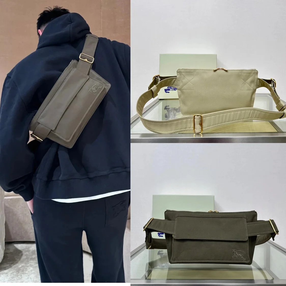 Top version 【Super Original Leather】The Latest Windbreaker Waist Bag Is ...